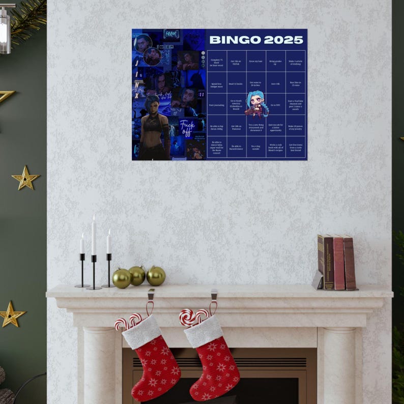 Jinx 2025 Bingo Card Digital Download Fun Goal Tracker Printable New ...