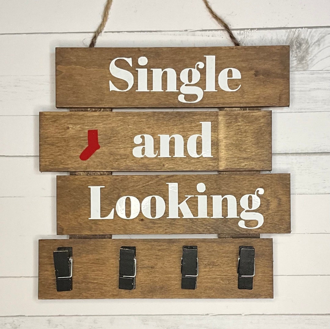 Single and Looking Laundry Sign - Etsy