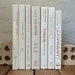 White Decorative Book Bundle, White Home Decor, Styling Books, White ...