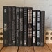 Black Decorative Prop Books, Black Shelf Decor, Bundle of Black Staging ...
