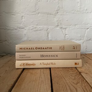 Beige Book Stack, Staging Books, Aesthetic Books, Bookshelf Decor ...