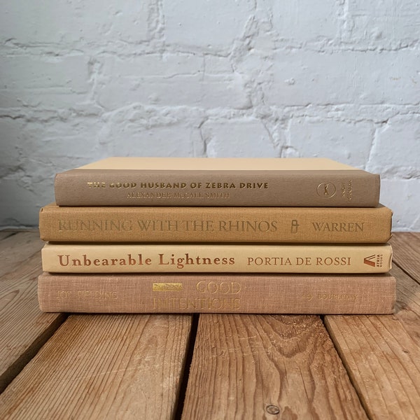 Vintage Book Stack - Etsy