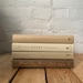 Cream and Tan Book Stack, Neutral Book Decor, Beige Brown Ivory ...