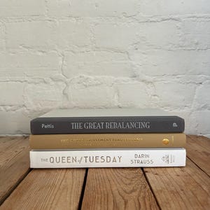 Tan White and Gray Book Stack, White Gray Tan Book Decor, Decorative ...