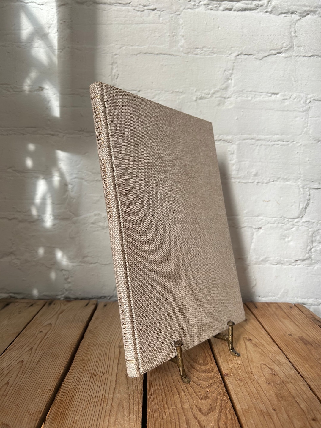 Neutral Coffee Table Book britain Large Creamy Brown Coffee Table Book ...