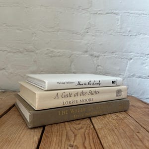 Neutral Book Stack, Luxury Staging Books, Decorative Books for Shelf ...