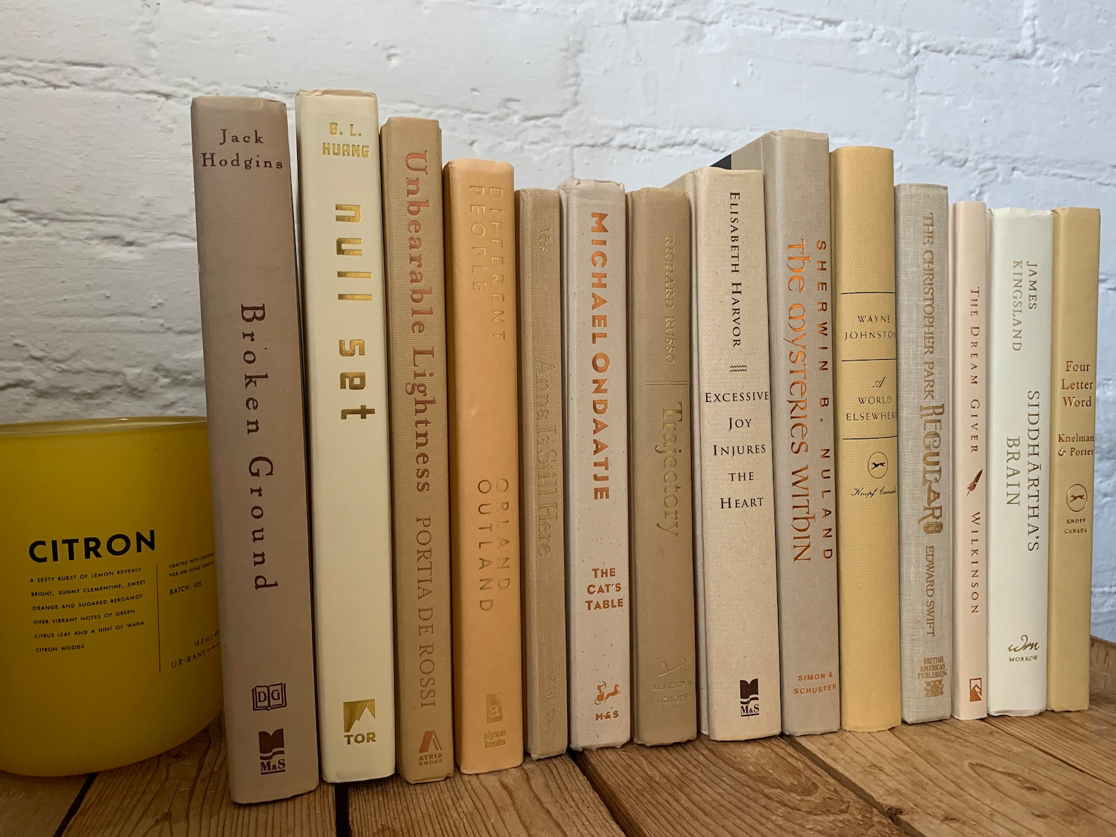 Custom Neutral Book Stack, Decorative Books for Shelf Staging, Books by ...