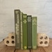 Green Staging Book Stack, Vintage Aesthetic Books, Limited Edition ...