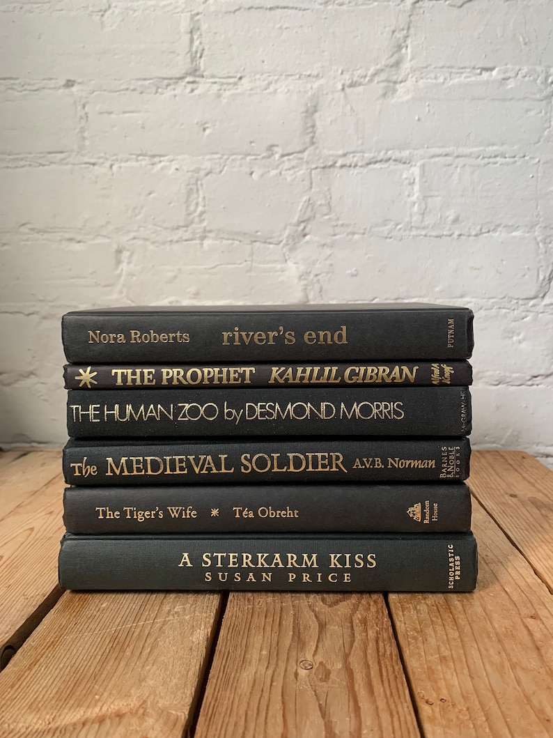 Black Book Stack, Black Stacked Books, Black Book Decor, Black Coffee ...
