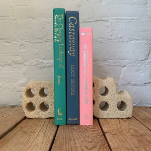 Blue Pink Green Book Stack, Bookshelf Decor, Stacked Books, Decorative ...