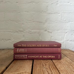 Purple Decorative Book Stack, Purple Home Decor, Purple Staging and ...