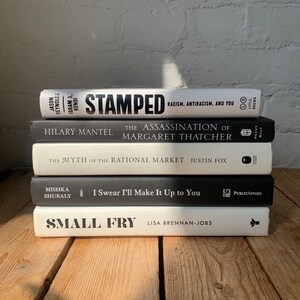 Black and White Book Stack, White and Black Home Decor Books, Shelf ...
