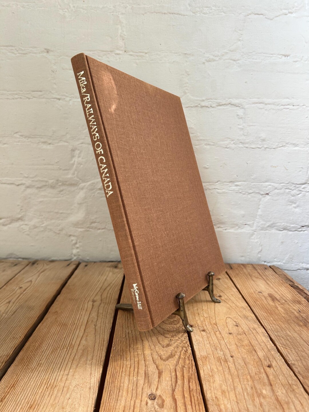 Vintage Coffee Table Book With a Rustic Brick Toned Cover, Vintage ...