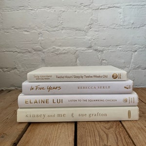 White Styling Books, Decorative Books for Home Decor and Styling ...
