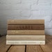 Cream and Tan Book Stack, Neutral Book Decor, Beige Brown Ivory ...