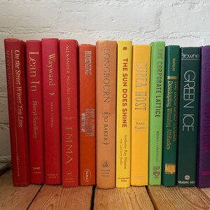 Rainbow Book Decor, Decorative Book Stack, Rainbow Decor, Kids Room ...