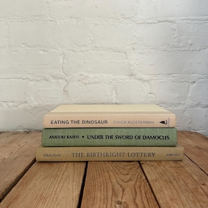 Earthy Decorative Books Stack, Neutral Styling Books, Real Decorative ...
