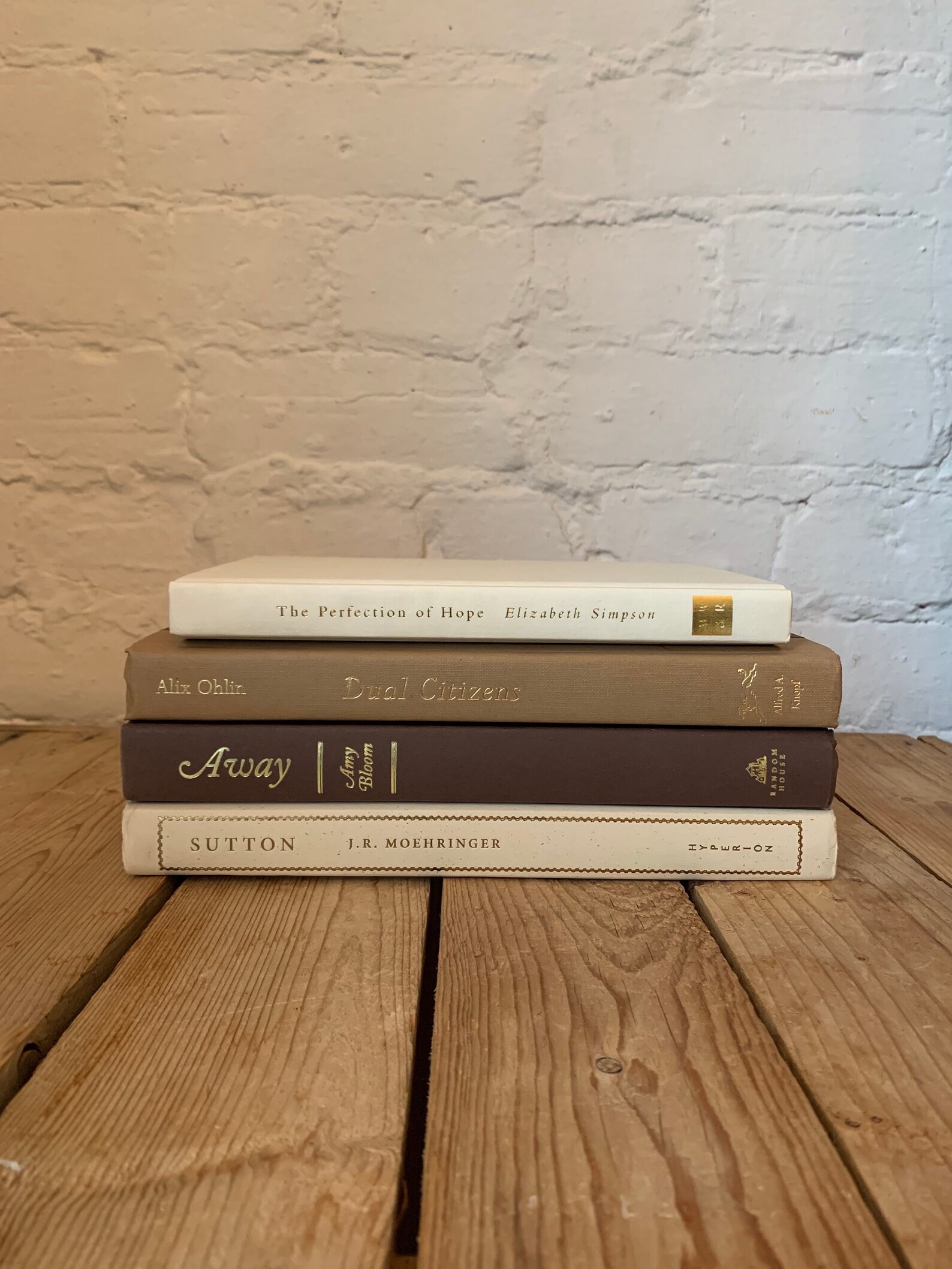 Neutral Books for Home Staging and Styling, Cream and Tan Books for ...