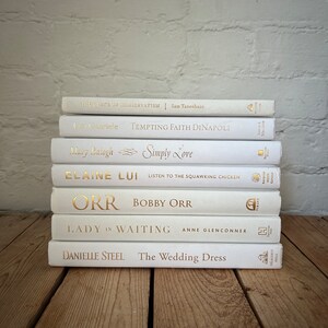 White Styling Books, Decorative Books for Home Decor and Styling ...