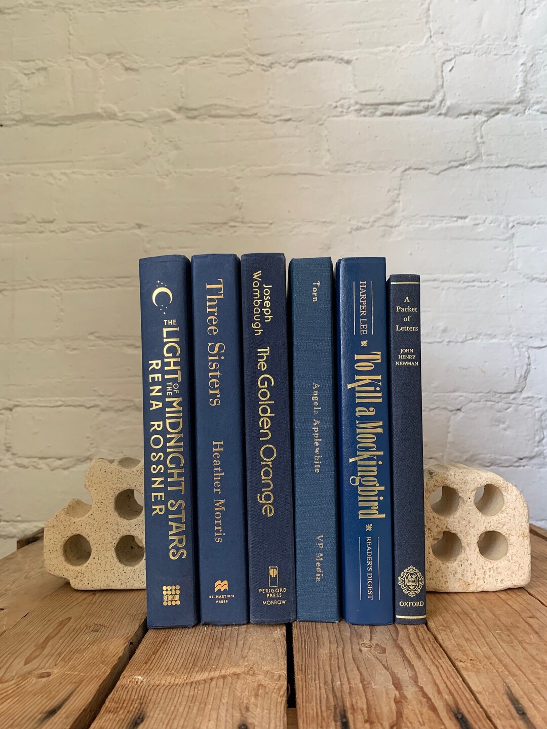 Dark Blue Prop Books, Blue Home Fixtures, Coffee Table Books, Blue ...