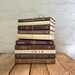Cream Brown Book Stack, Beige and Brown Decorative Book Stack, Styling ...