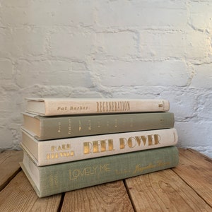 Sage and Ivory Staging Books, Sage Home Decor, Decorative Books Stack ...