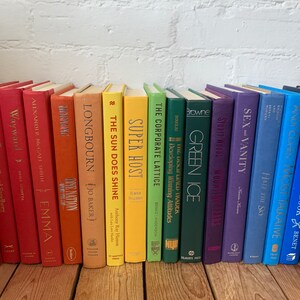 Rainbow Book Decor, Decorative Book Stack, Rainbow Decor, Kids Room ...
