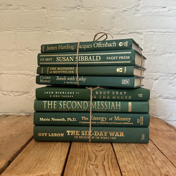 Green Books - Etsy