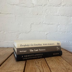 Decorative Book Stack: Black, Ivory & Gray Home Decor Books - Etsy