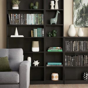 Black Decorative Prop Books, Black Shelf Decor, Bundle of Black Staging ...