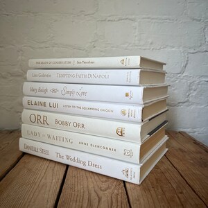 White Styling Books, Decorative Books for Home Decor and Styling ...