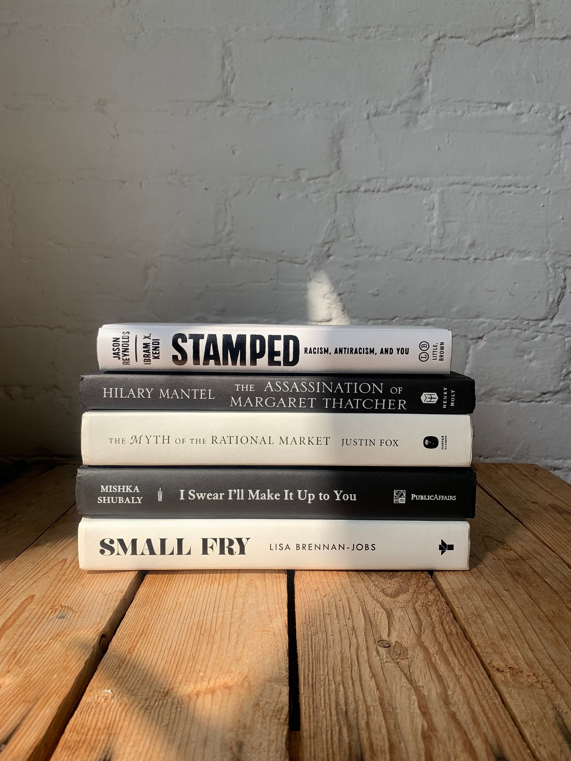 Black and White Book Stack, White and Black Home Decor Books, Shelf ...