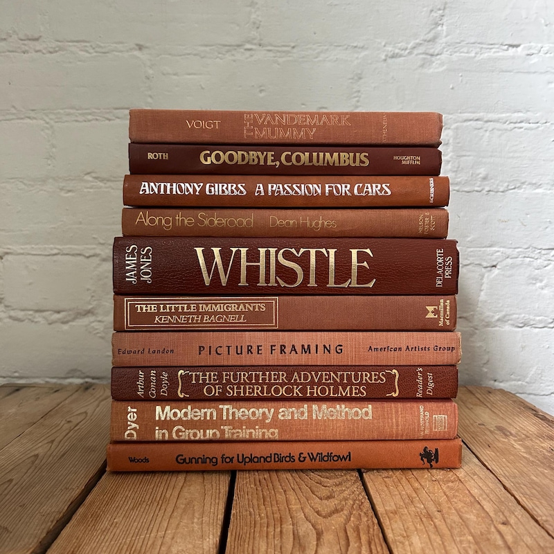 Designer Book Stack - Etsy