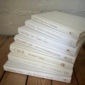 White Styling Books, Decorative Books for Home Decor and Styling ...