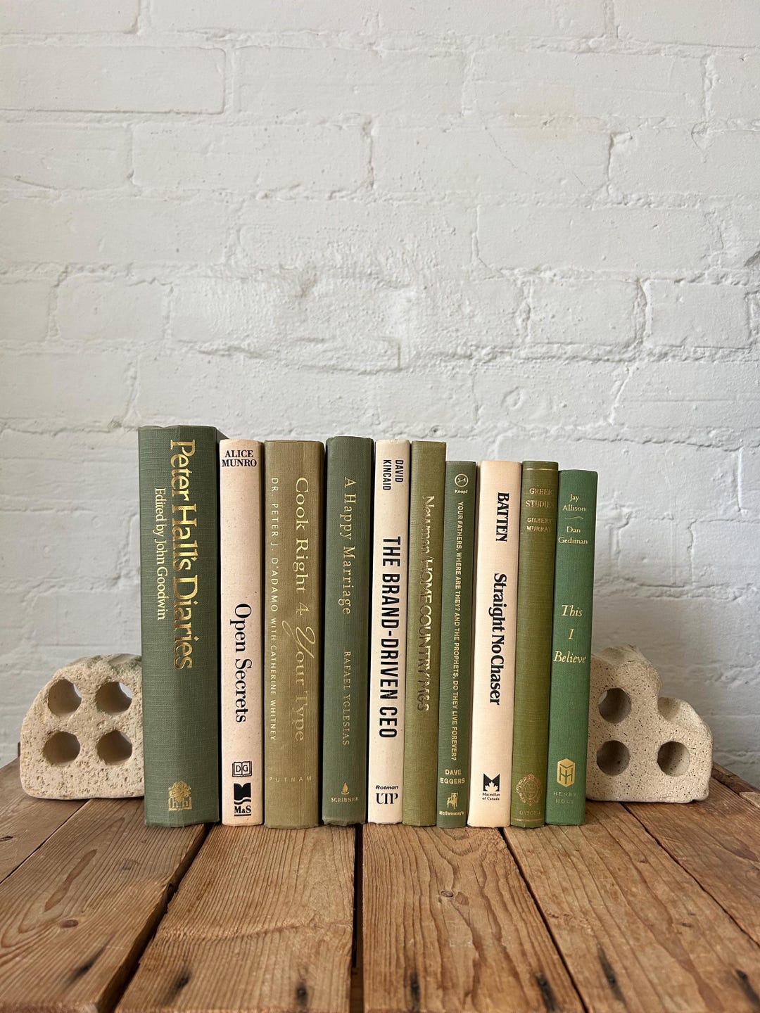 Earthy Bookshelf Decor, Earthy Home Staging Books ,coffee Table Styling ...