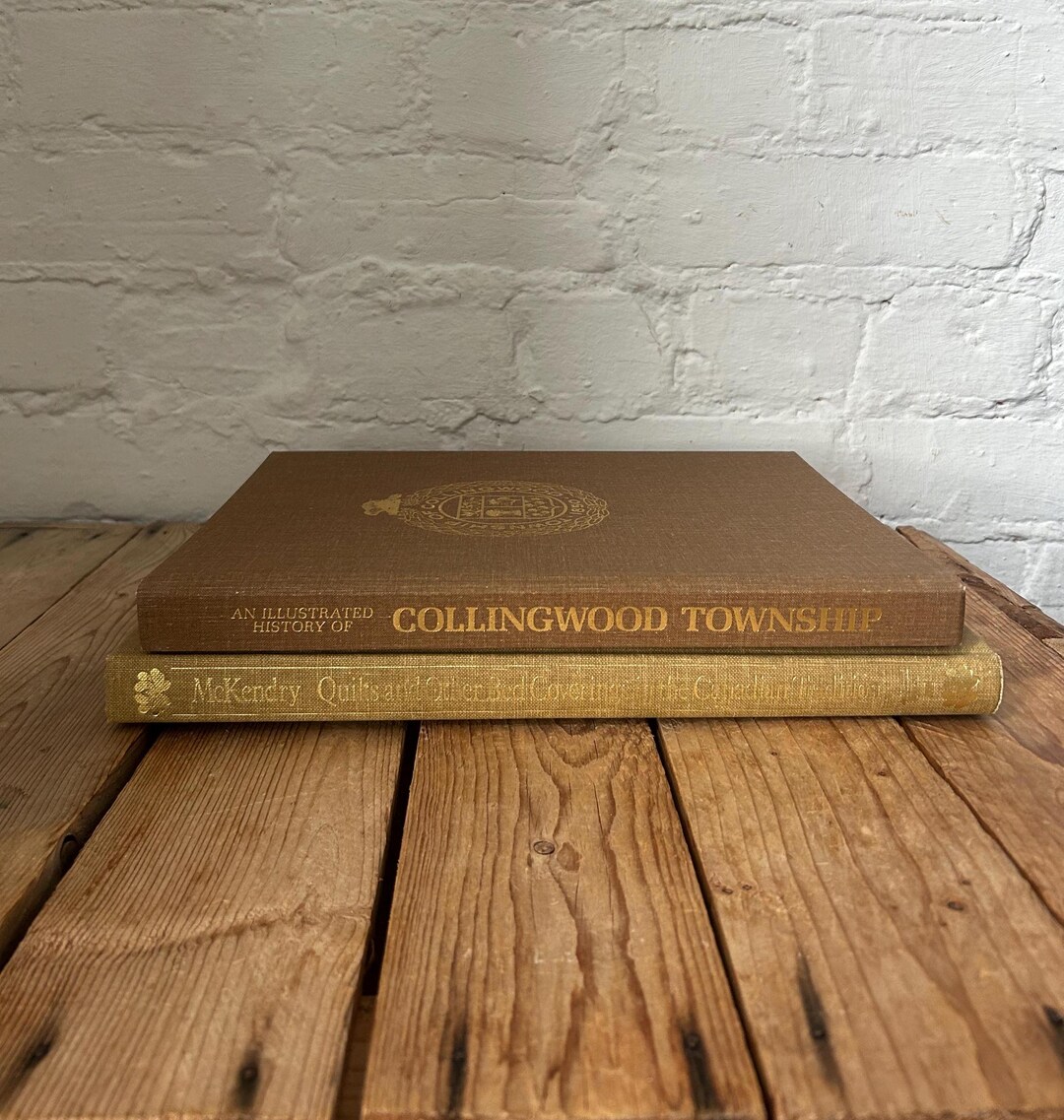Vintage Brown & Gold Coffee Table Books - Set of 2 | Staging Decor ...