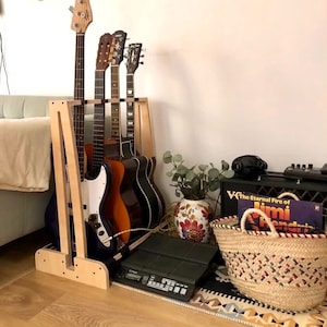 Rack for 3, 4, 5 or 6 Guitars, Stand for Guitars, Hanger, Support ...