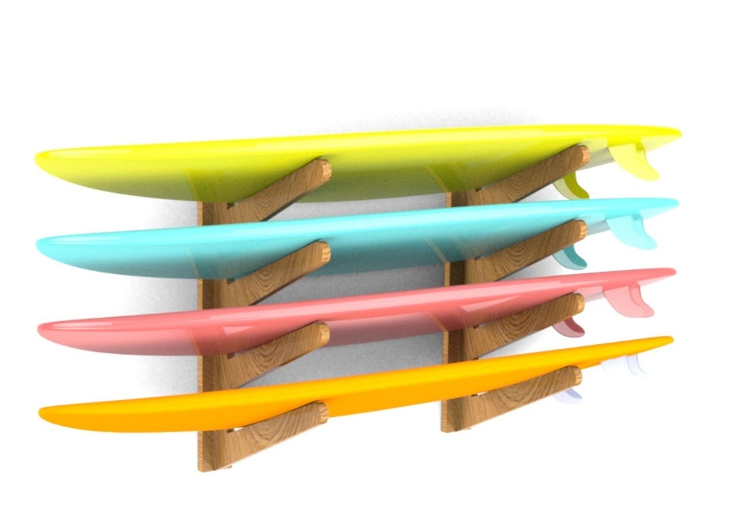 Multi Surf Rack Surf Hanger Support Multiple Surfboard - Etsy