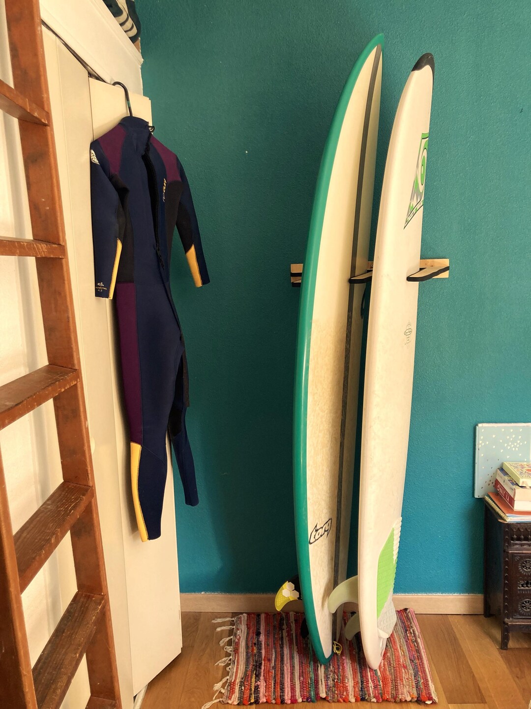 Vertical Surf Rack, Surf Hanger, Surfboard Support, Multiple Surfboard ...