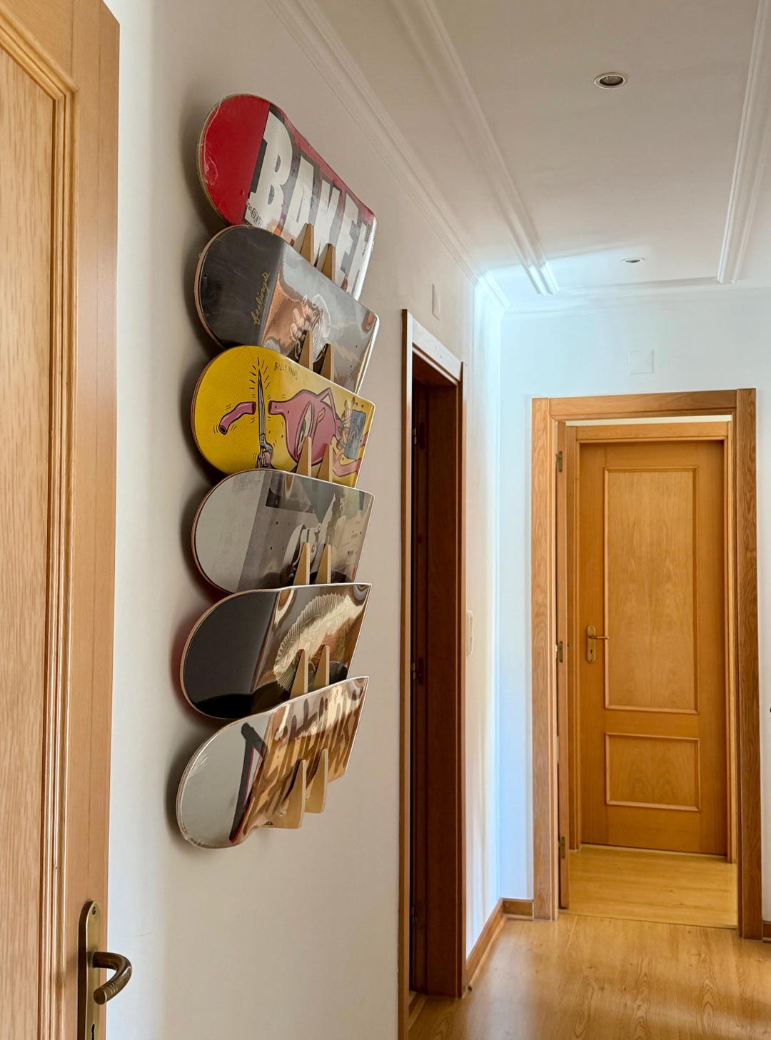 Wall 4 / 6 Skate Board Rack, Skate Board Hanger, Multiple Skateboard ...