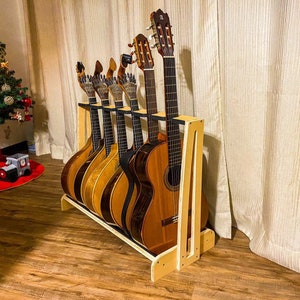 Rack for 3, 4, 5 or 6 Guitars, Stand for Guitars, Hanger, Support ...