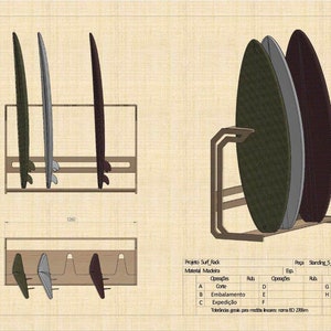 Vertical Surf Rack, Surf Hanger, Multiple Surfboard Stand, Rack for ...