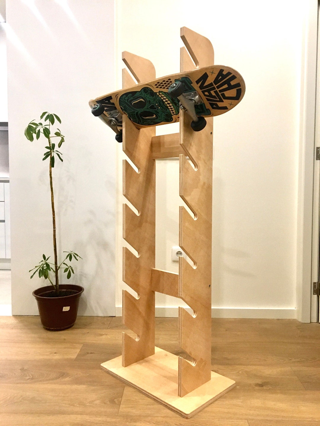 Vertical 7 Skate Rack Skate Hanger Support Multiple - Etsy