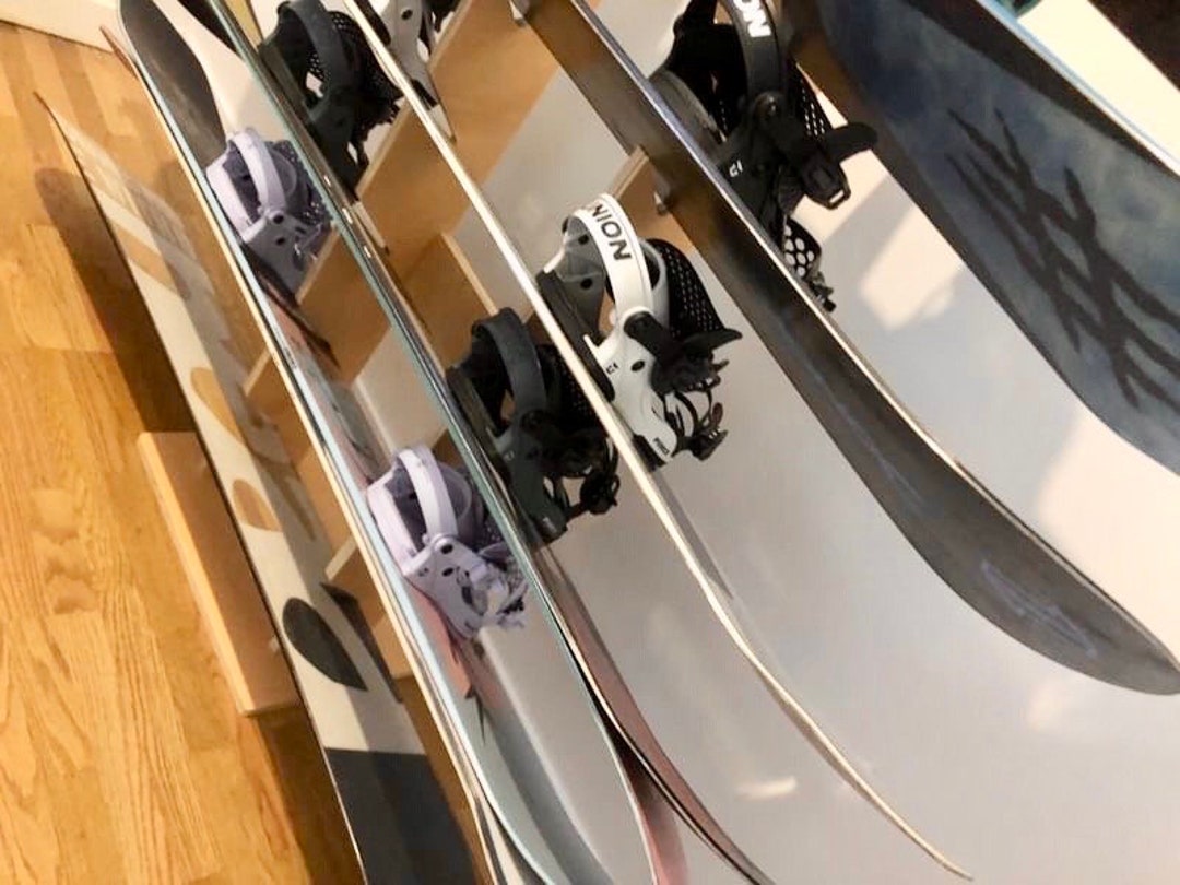 Vertical 7 Snowboard Rack, Snowboard Hanger, Support, Multiple ...