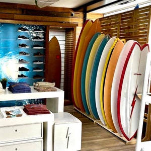 Vertical Surf Rack, Surf Hanger, Multiple Surfboard Stand, Rack for ...