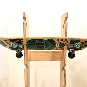 Vertical 7 Skate Rack, Skate Hanger, Support, Multiple Skateboard Stand ...