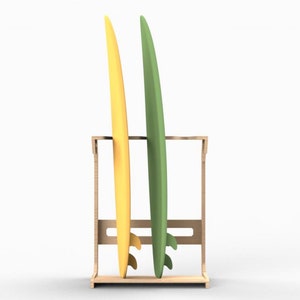 Vertical Surf Rack, Surf Hanger, Multiple Surfboard Stand, Rack for ...