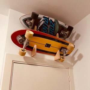 Wall 2 Skate Rack, Skateboard Hanger, Support, Multiple Skateboard ...