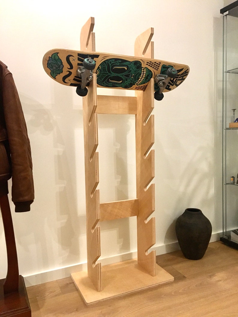 Vertical 7 Skate Rack Skate Hanger Support Multiple - Etsy