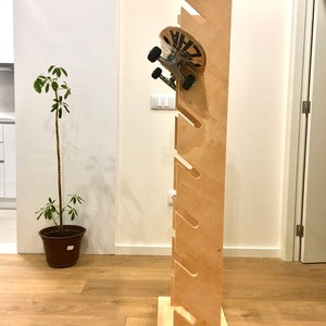 Vertical 7 Skate Rack, Skate Hanger, Support, Multiple Skateboard Stand ...